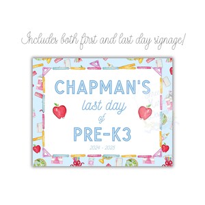 Editable First Day of School Sign | Printable First Day of School Sign ...