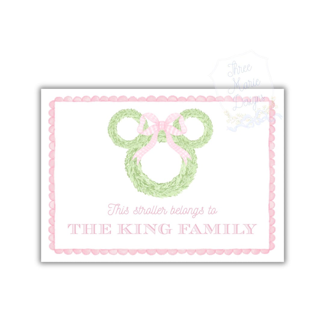 Stroller Sign Printable | Theme Park Stroller Signage This Stroller ...