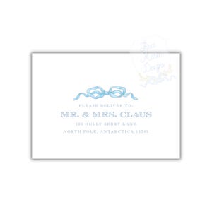Editable Coordinating Envelope Addressing Digital File | Bow Envelope ...