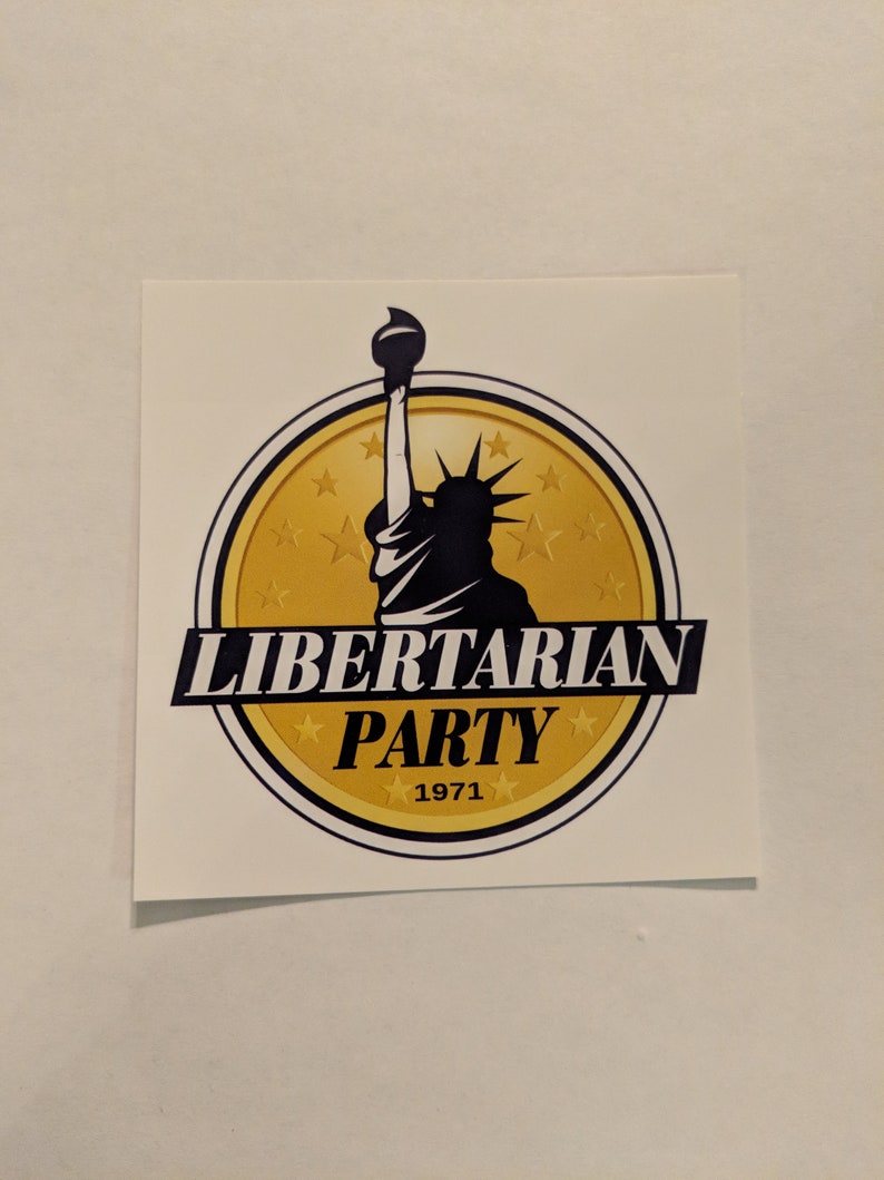 PACK of 20 libertarian Party Stickers free Shipping 20 PACK DEAL ...