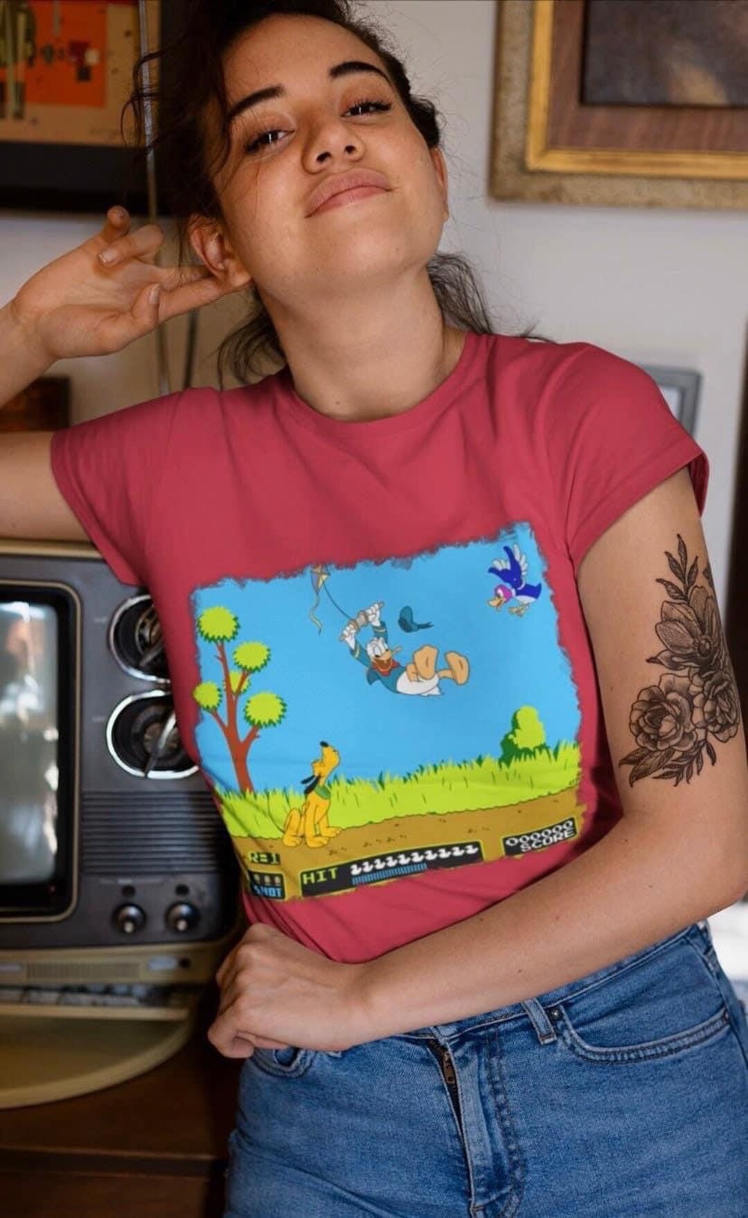 Donald Duck Hunt Unisex Heavy Cotton Tee - Etsy