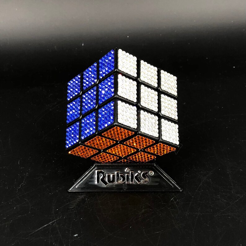 Crystal Embellished Rubiks Cube 3x3 40th Anniversary Edition - Etsy