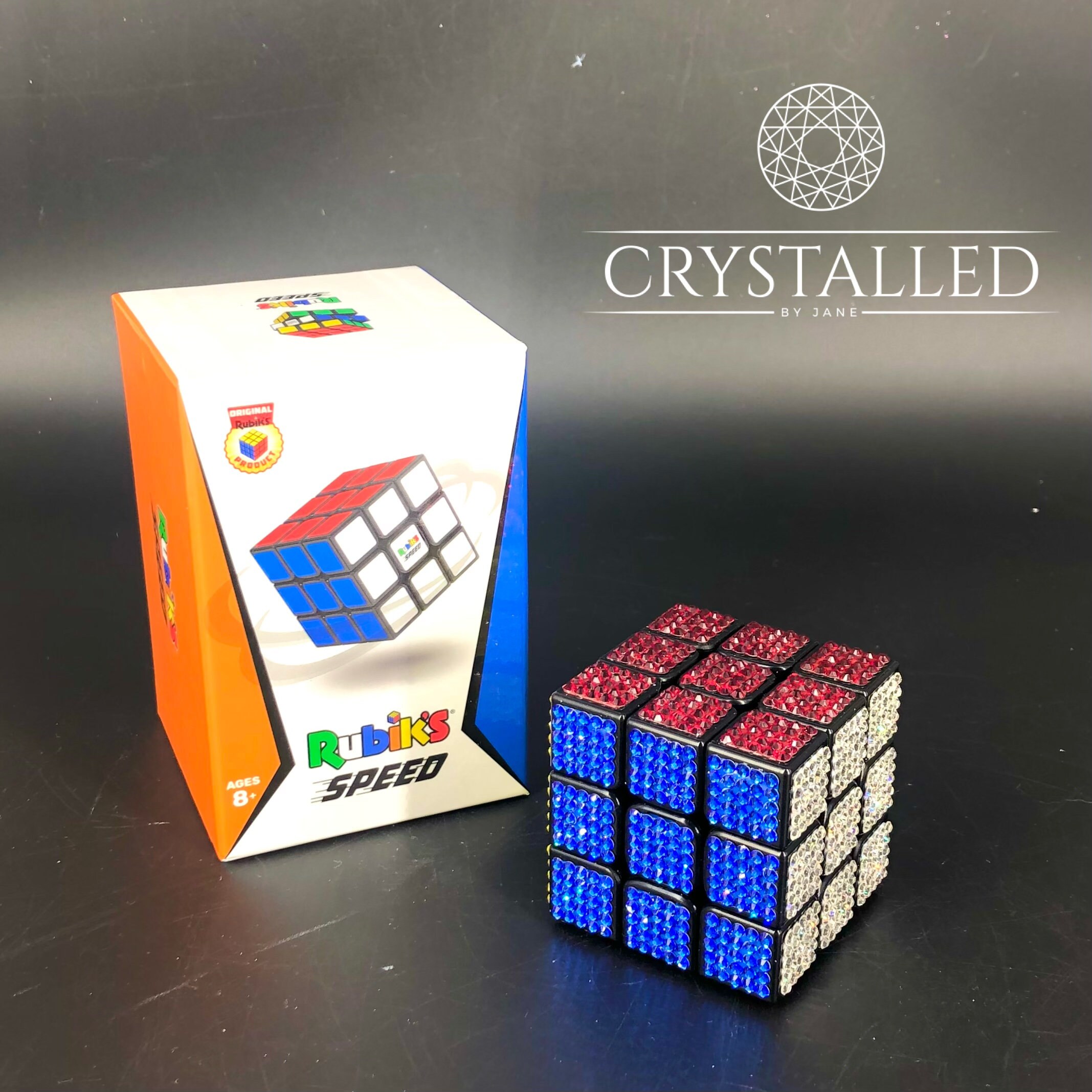 Crystal Embellished Rubiks Speed Cube 3x3 - Etsy