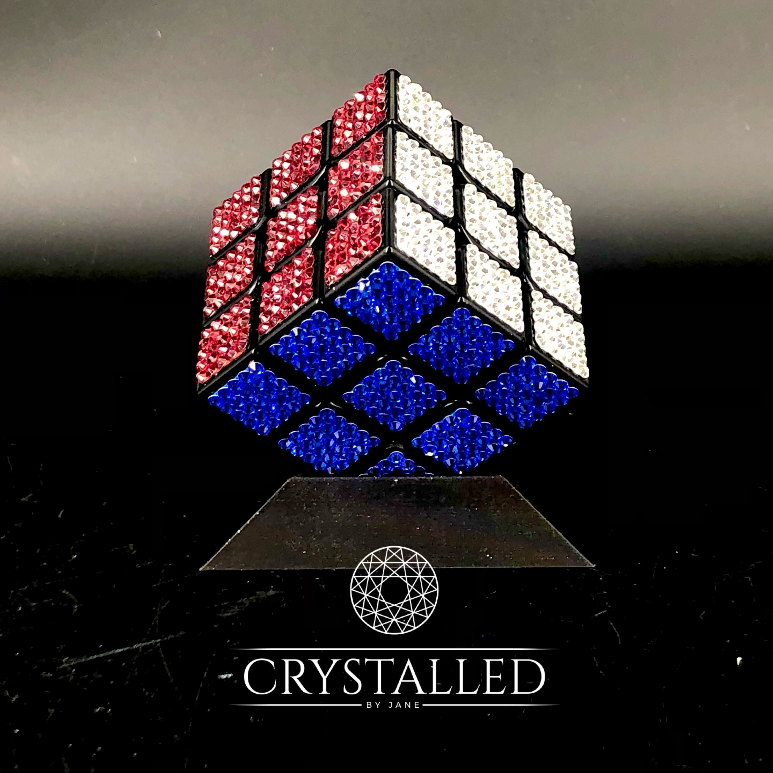 Crystal Embellished Rubiks Speed Cube 3x3 - Etsy