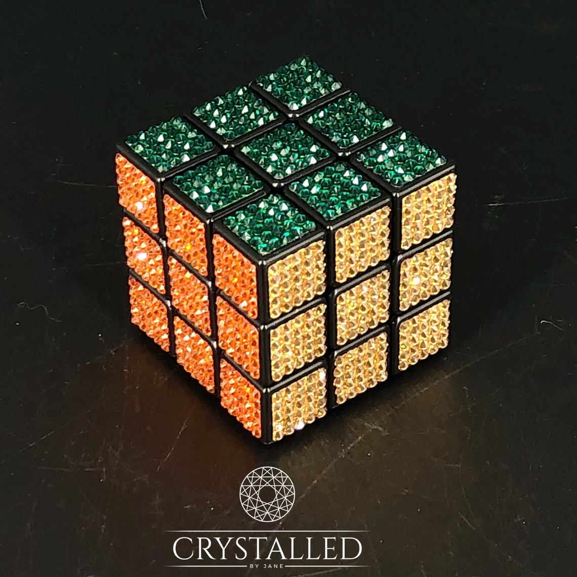 Crystal Embellished Rubiks Cube 3x3 40th Anniversary Edition - Etsy