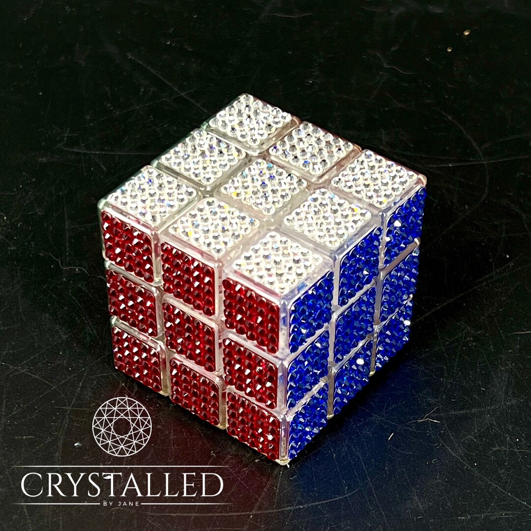 Crystal Embellished Rubiks Cube 3x3 Special Limited Crystal Edition - Etsy