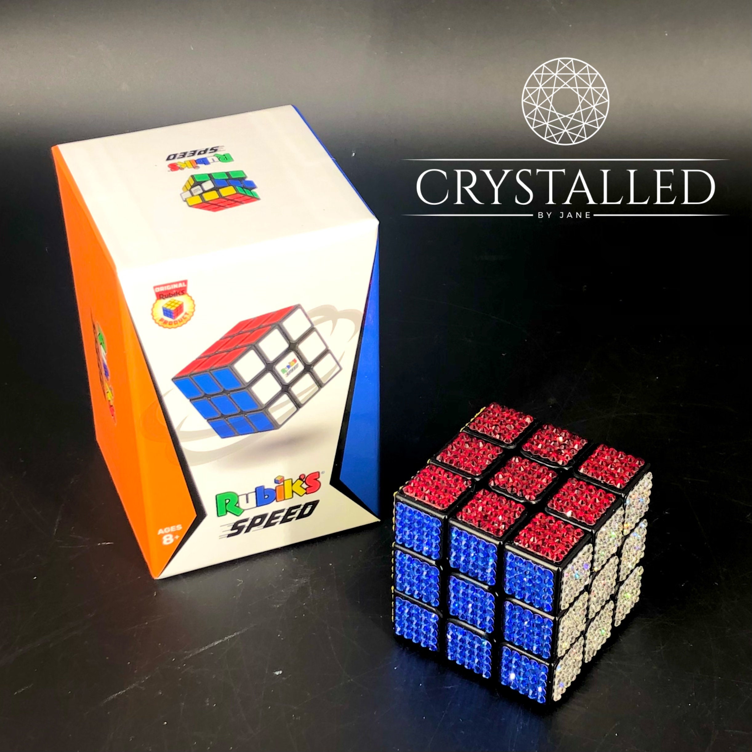 Crystal Embellished Rubiks Speed Cube 3x3 - Etsy