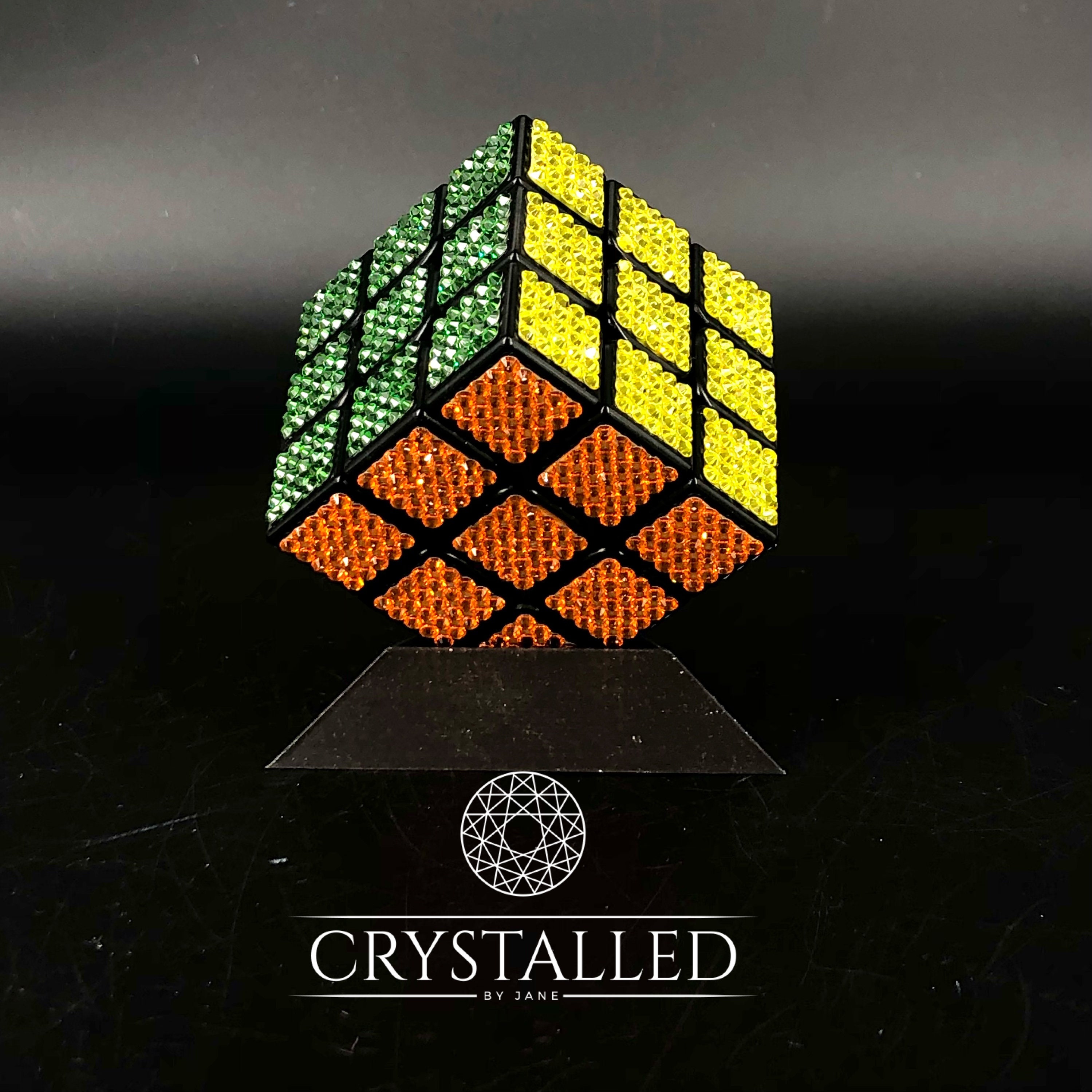 Crystal Embellished Rubiks Speed Cube 3x3 - Etsy