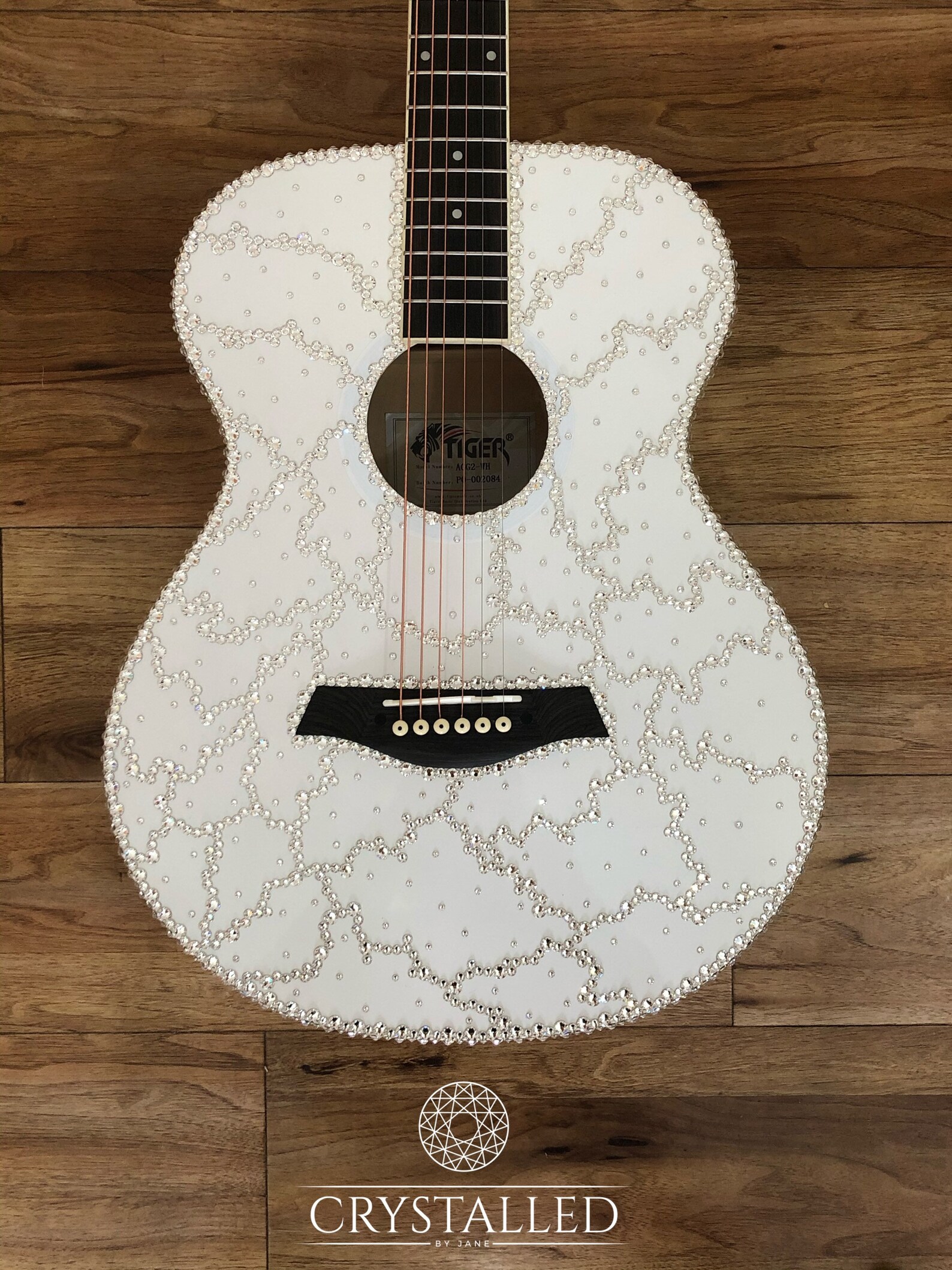 Replica Dolly Parton White Crystal Acoustic Guitar Country - Etsy