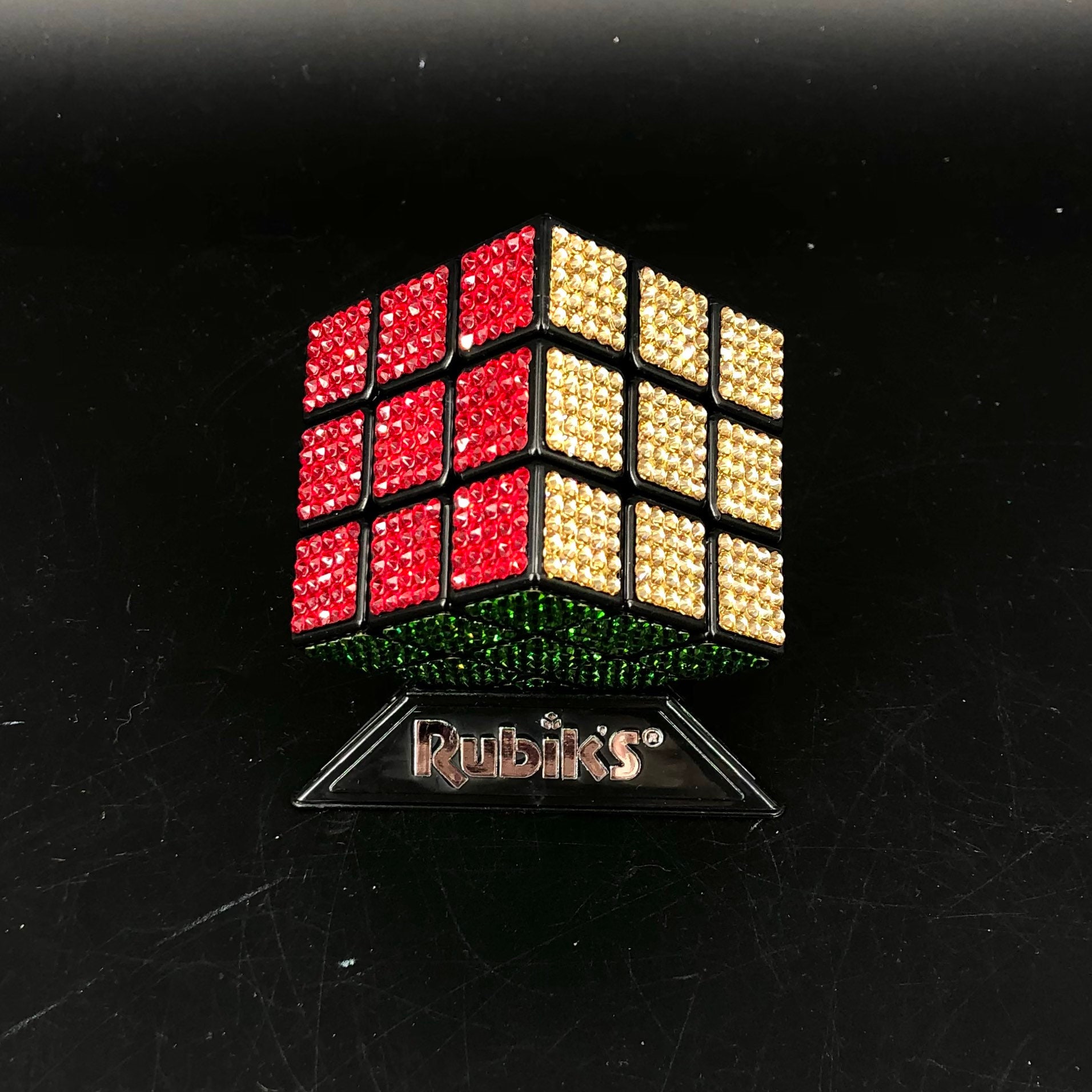Crystal Embellished Rubiks Cube 3x3 40th Anniversary Edition - Etsy