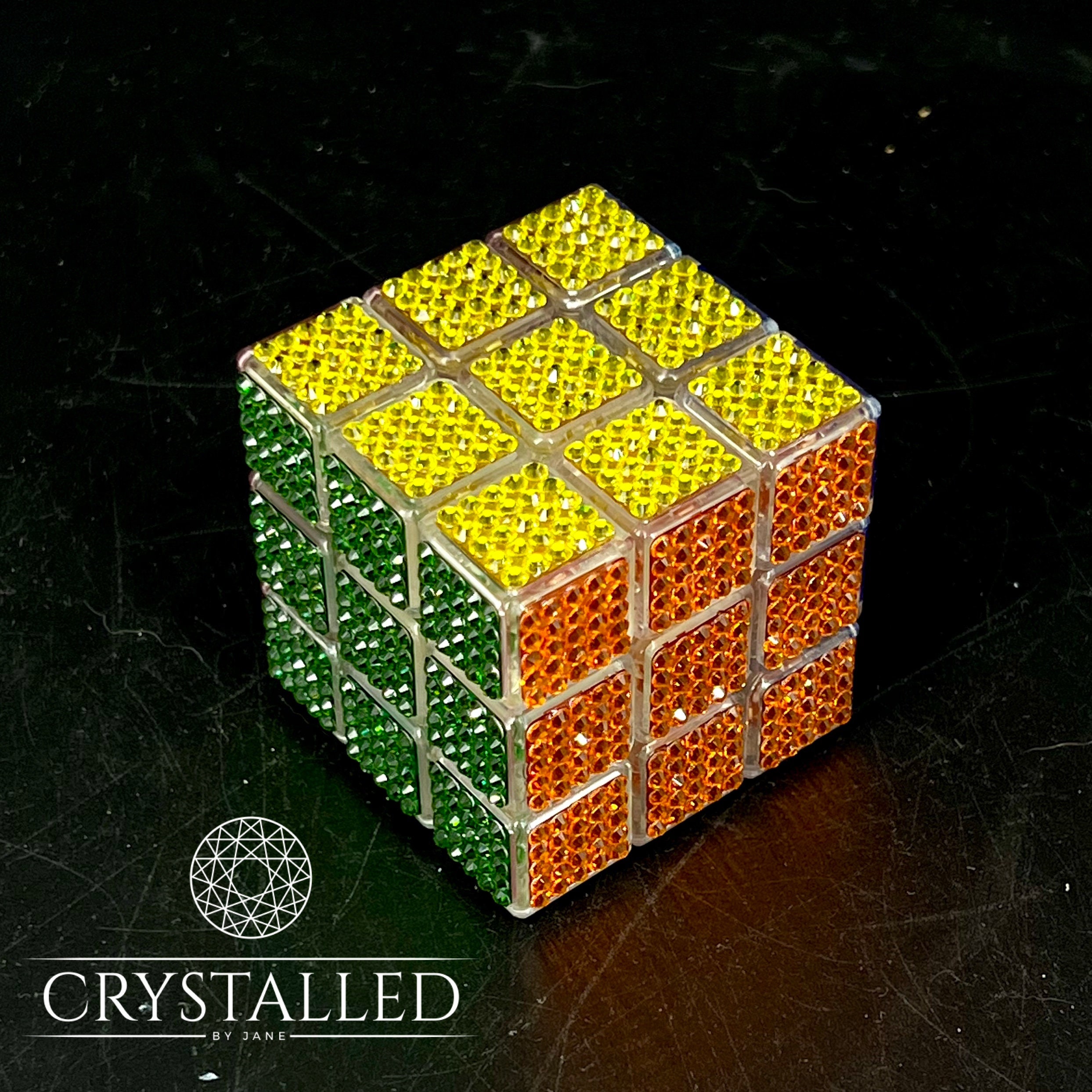 Crystal Embellished Rubiks Cube 3x3 Special Limited Crystal Edition - Etsy