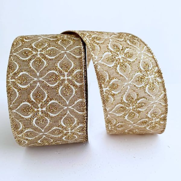 Gold Edge Ribbon - Etsy
