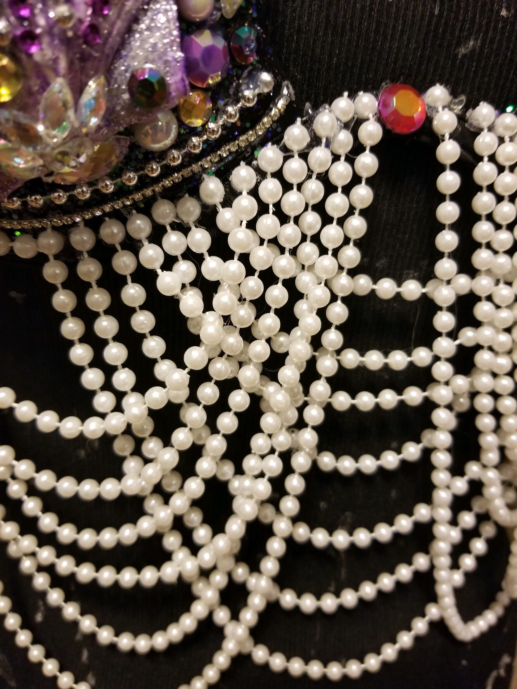 Bedazzled shell mermaid bra