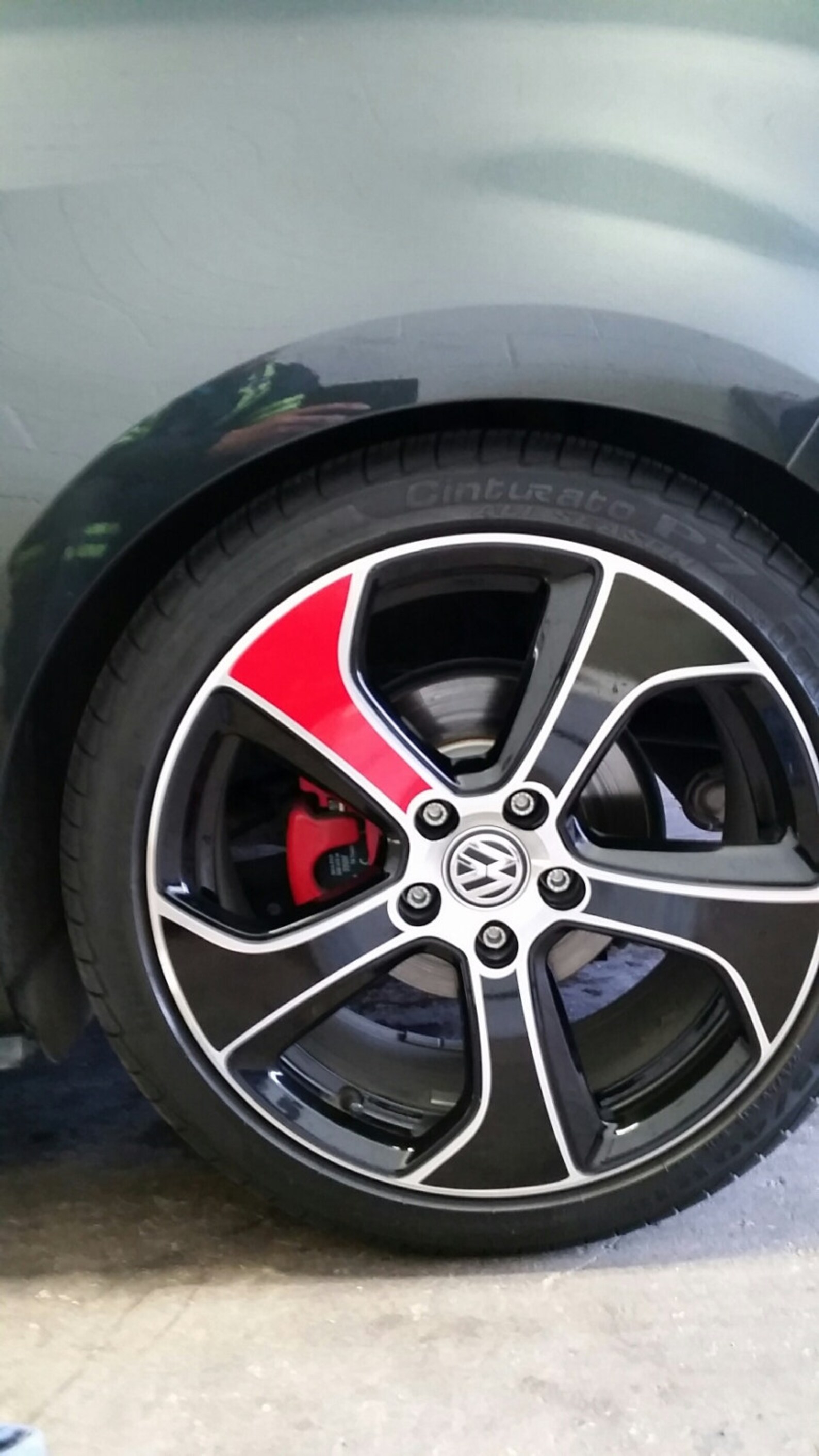 VW MK7 Gti Austin Wheel Decal "aus Decal Kit" - Etsy
