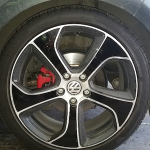 VW MK7 Gti Austin Wheel Decal "aus Decal Kit" - Etsy