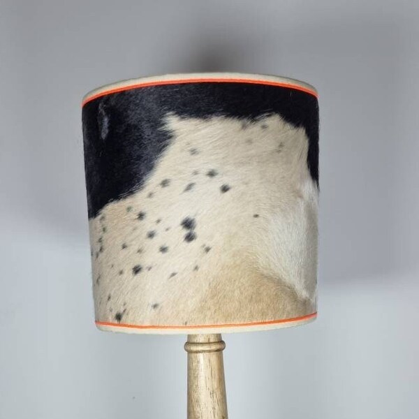 Cowhide Lamp Shade - Etsy UK