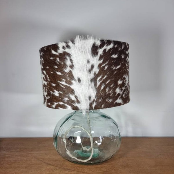 Cowhide Lamp Shade - Etsy UK