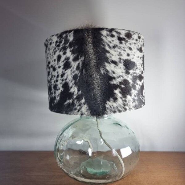 Cowhide Lamp Shade - Etsy UK
