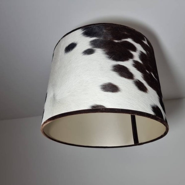 Cowhide Lamp Shade - Etsy UK
