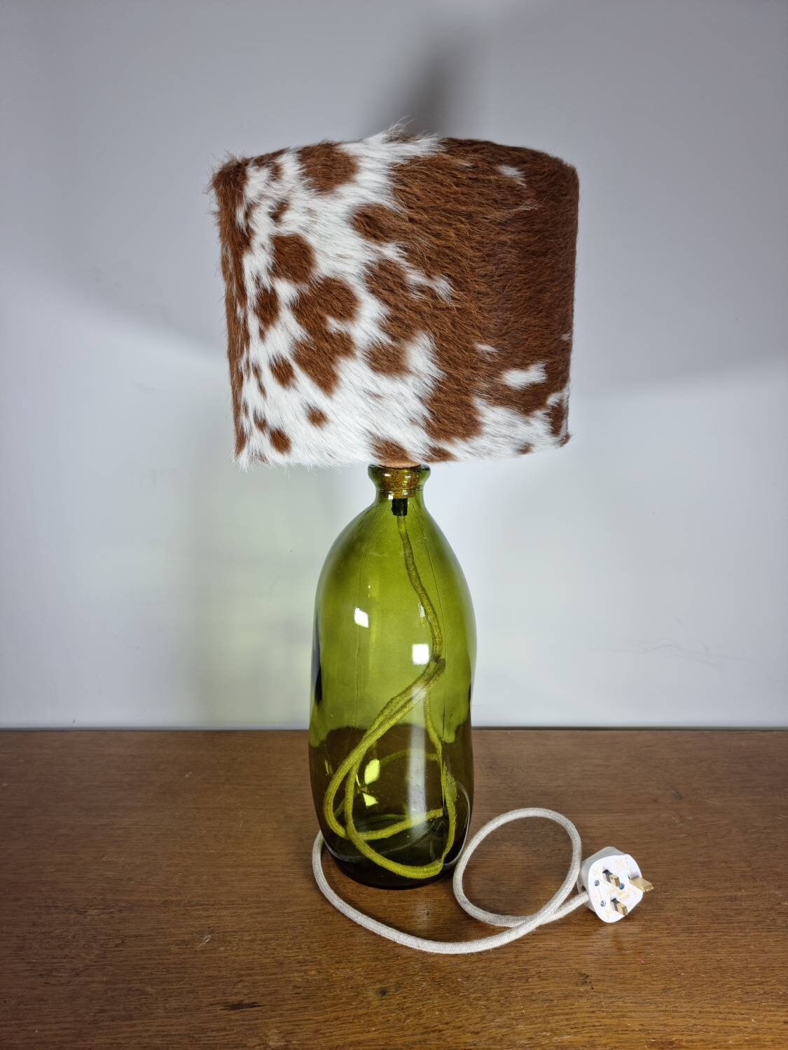 Natural Cowhide Lampshade 25cm Farmhouse Decor Lamp Shade | Etsy