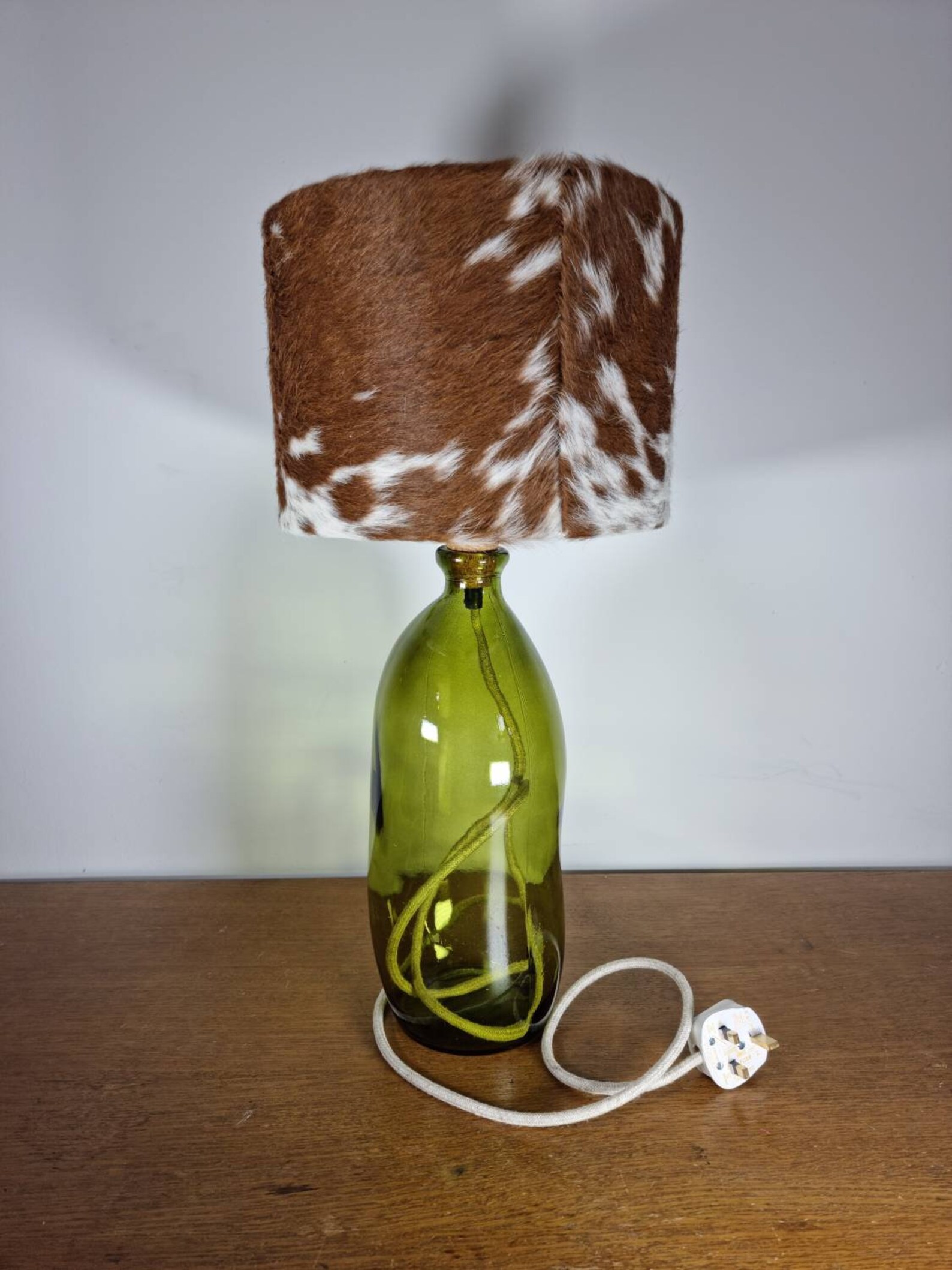 Natural Cowhide Lampshade 25cm Farmhouse Decor Lamp Shade | Etsy