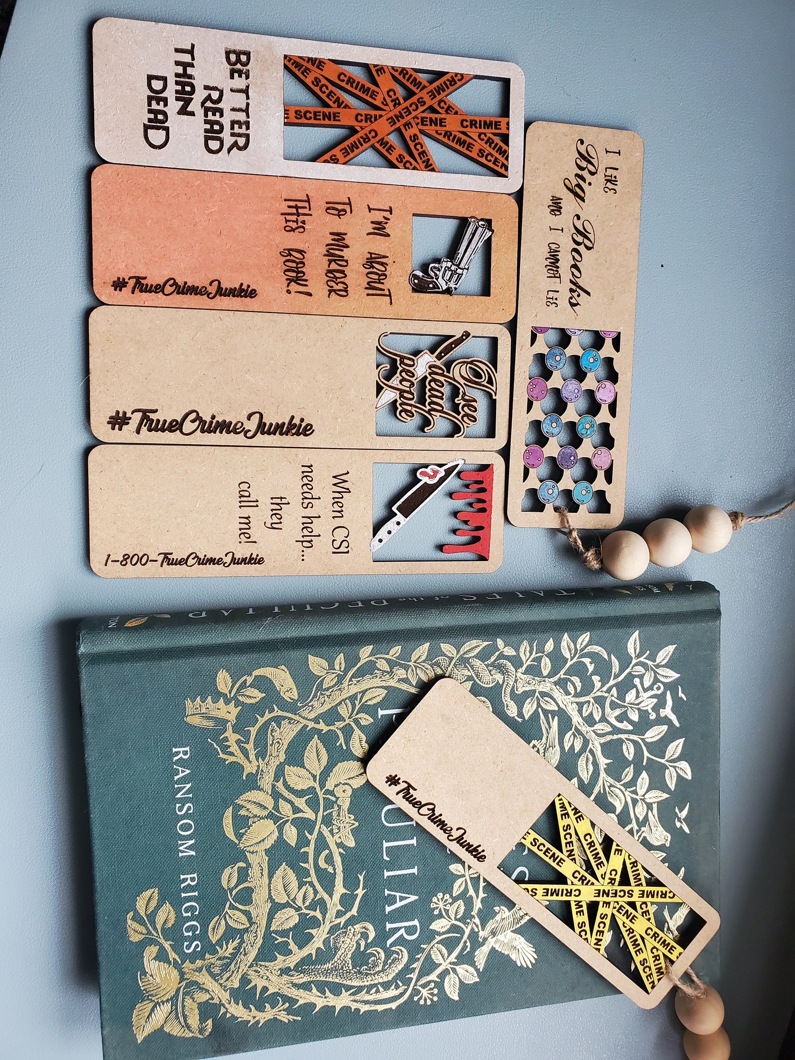 Digital File for True Crime, Crime Scene Scary Bookmarks, DIY Coloring ...