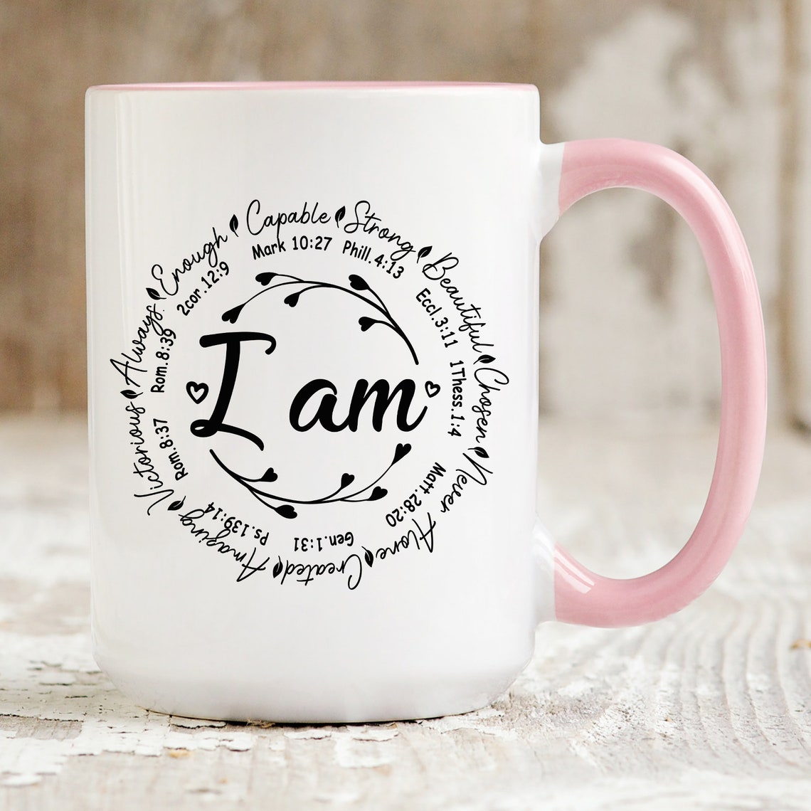 Bible Verse Coffee Mugs Motivational Christian Mugs Faith Based Gifts ...