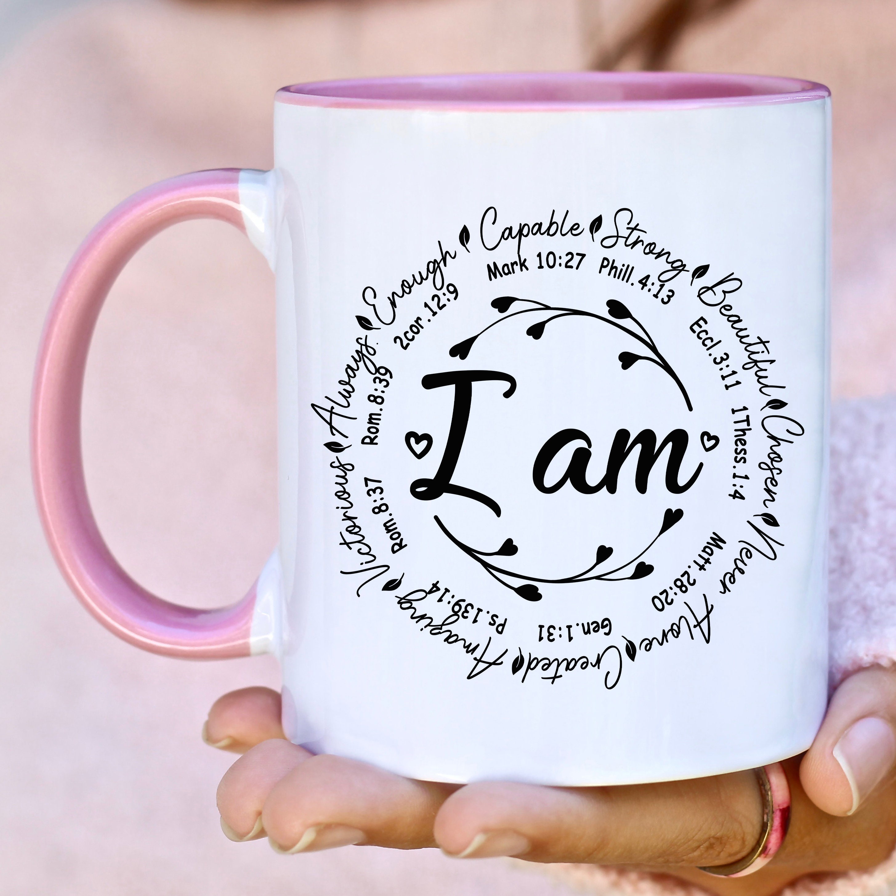 Bible Verse Coffee Mugs Motivational Christian Mugs Faith Based Gifts ...
