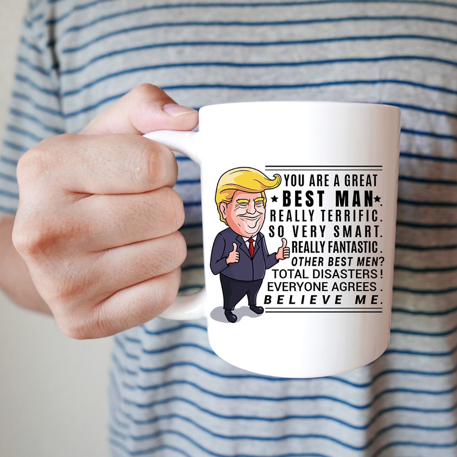Trump Mug Unique Best Man Gift for Best Man Mug Best Man Groom - Etsy
