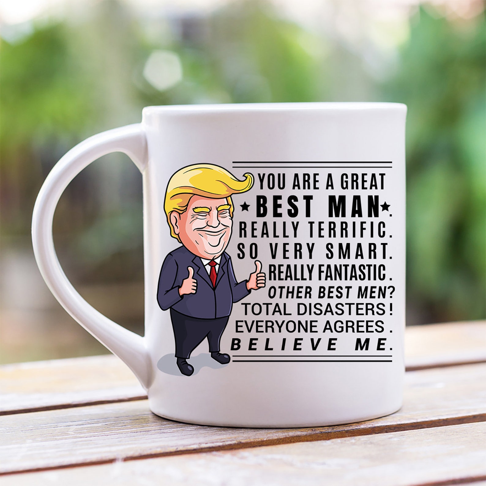 Trump Mug Unique Best Man Gift for Best Man Mug Best Man Groom - Etsy