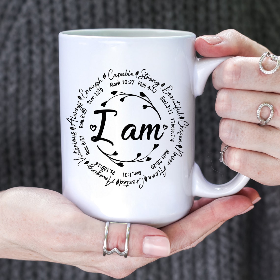 Bible Verse Coffee Mugs Motivational Christian Mugs Faith Based Gifts ...