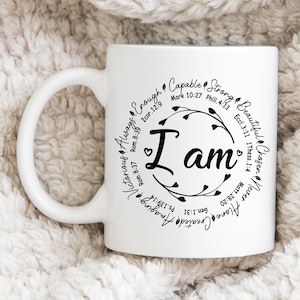Bible Verse Coffee Mugs Motivational Christian Mugs Faith Based Gifts ...