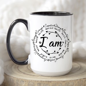 Bible Verse Coffee Mugs Motivational Christian Mugs Faith Based Gifts ...