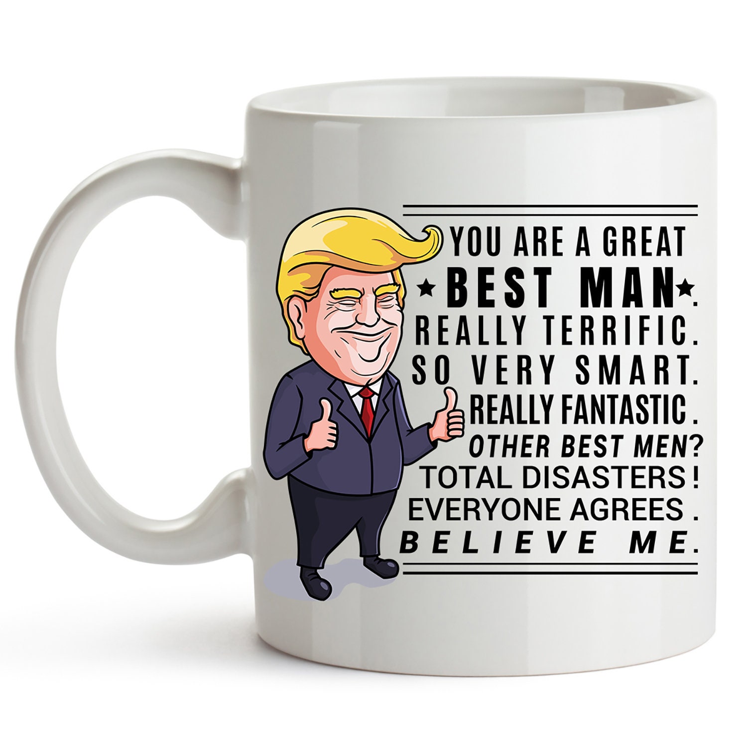 Trump Mug Unique Best Man Gift for Best Man Mug Best Man Groom - Etsy