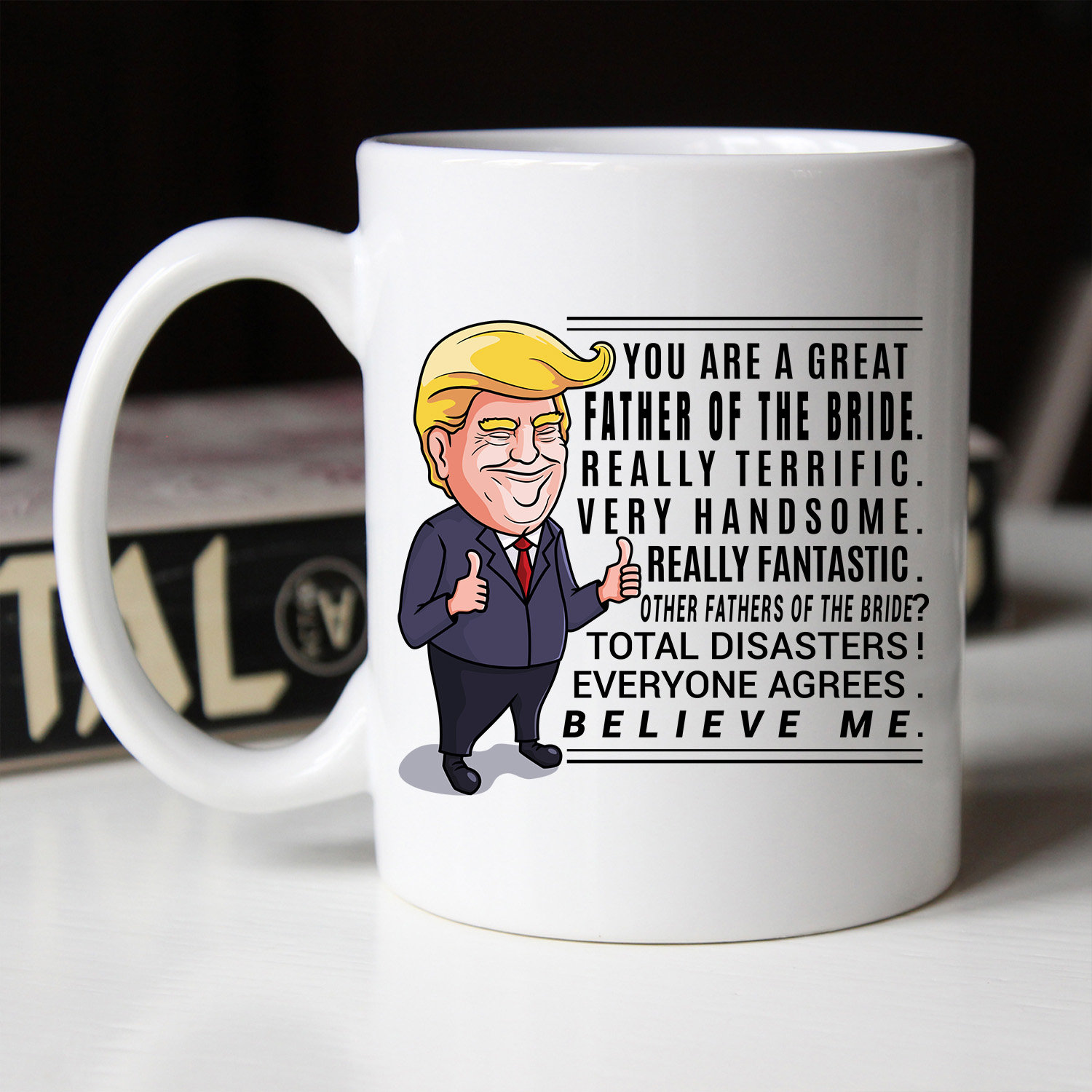 Trump Mug Father of the Bride Gift From Bride Wedding Gift for Father ...