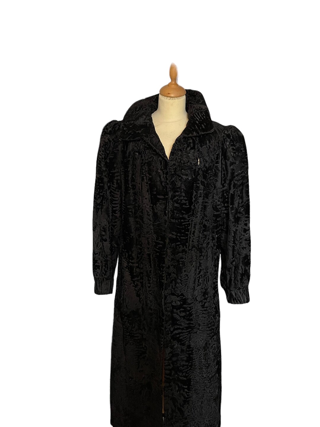 Rare 1930s Glam Vintage Swing Black Astrakan Caracul Coat -opera ...