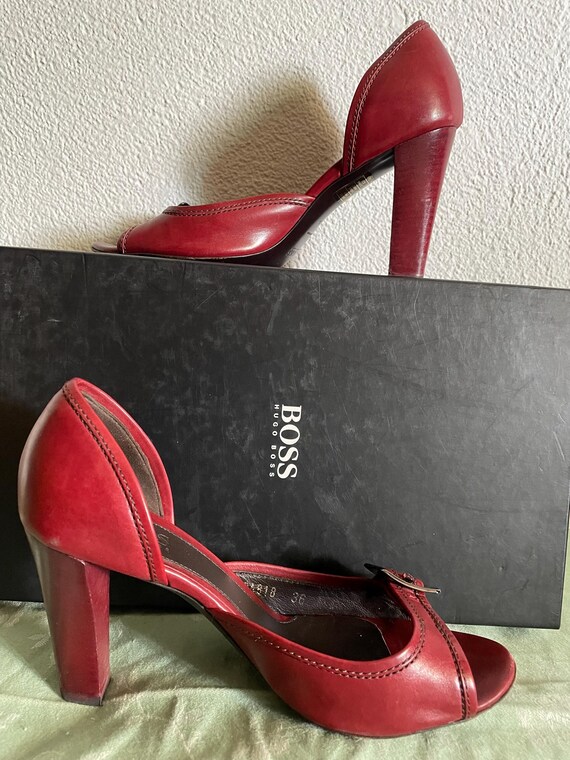1940s Style Vintage Hugo Boss Designer Pumps Shoes h… - Gem