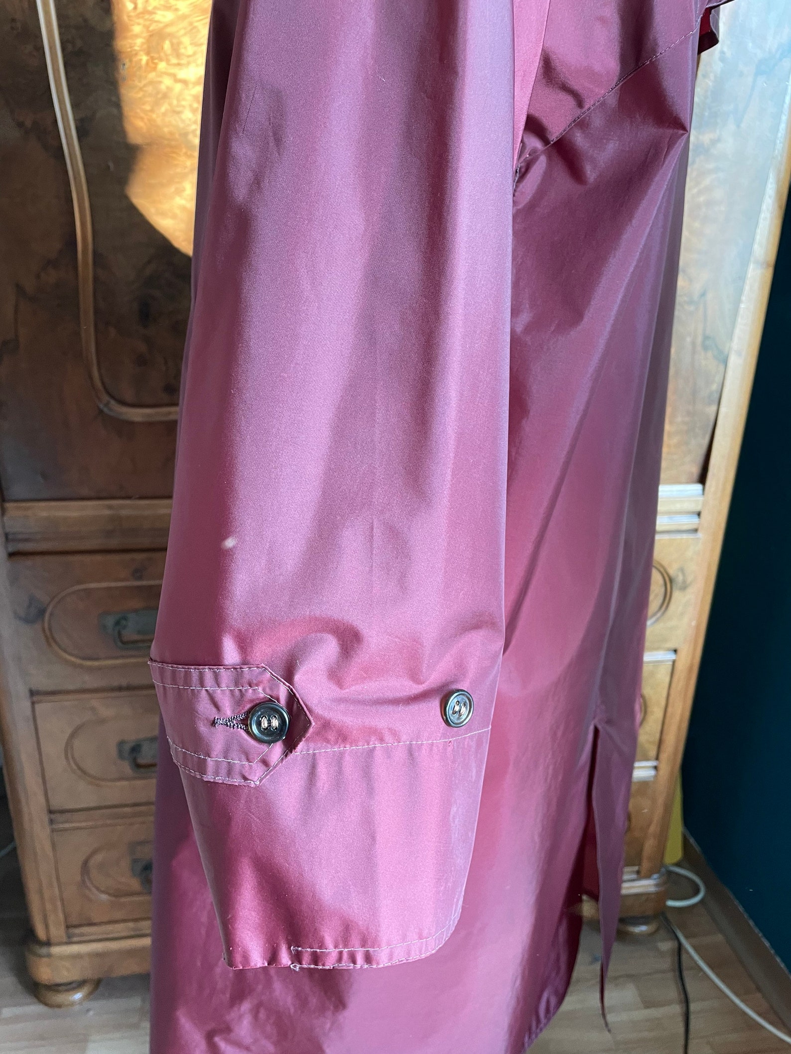 Rare 1950s Italian Vintage Raincoat in Bordeaux by High Class Rifor - Etsy