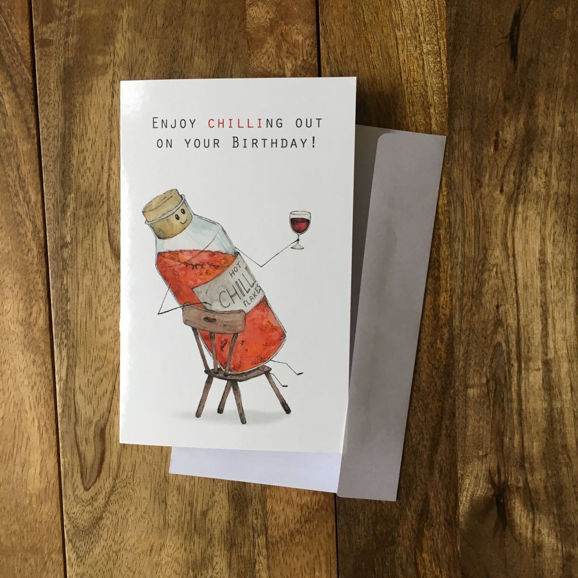 Chilli Birthday Card Funny - Etsy