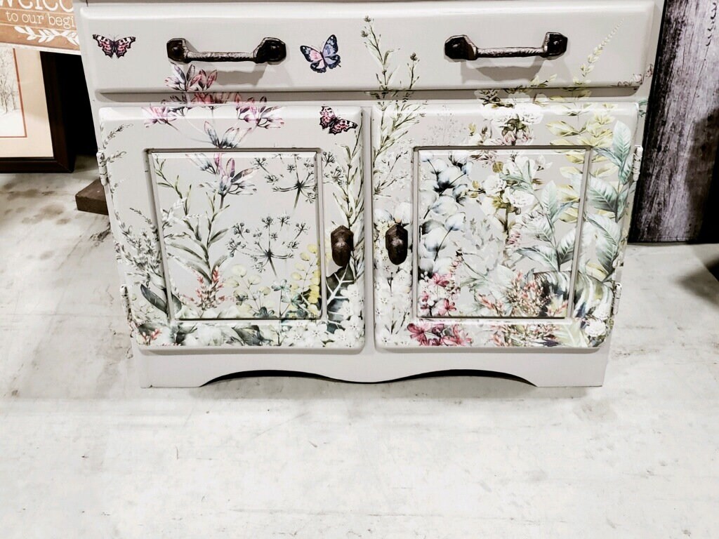 Dry Sink With Floral Applique LOCAL PICKUP ONLY - Etsy