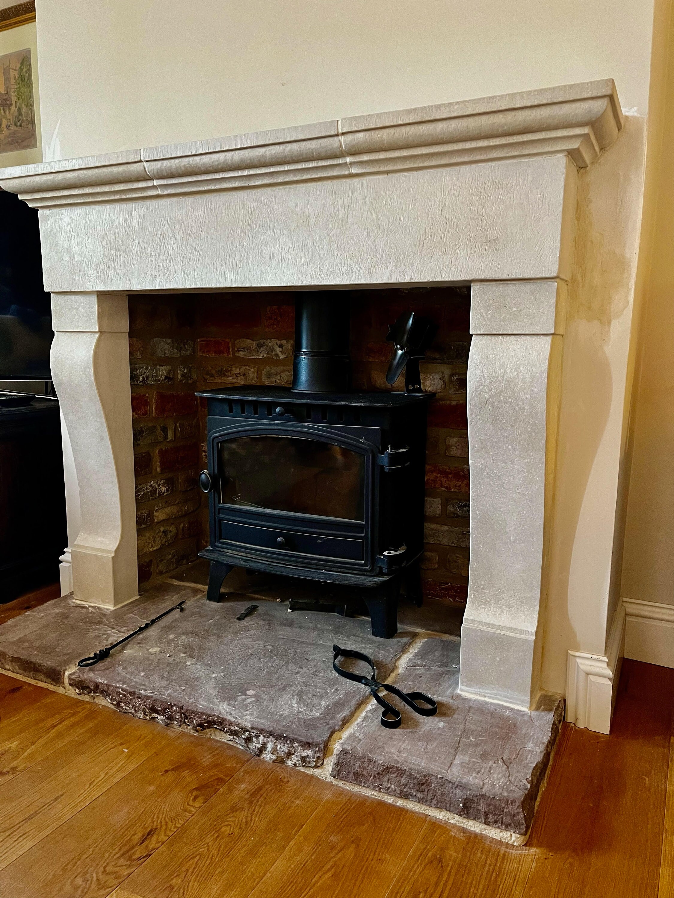 Rustic Stone Surrounds French Farmhouse Style - Custom Sizes Available ...