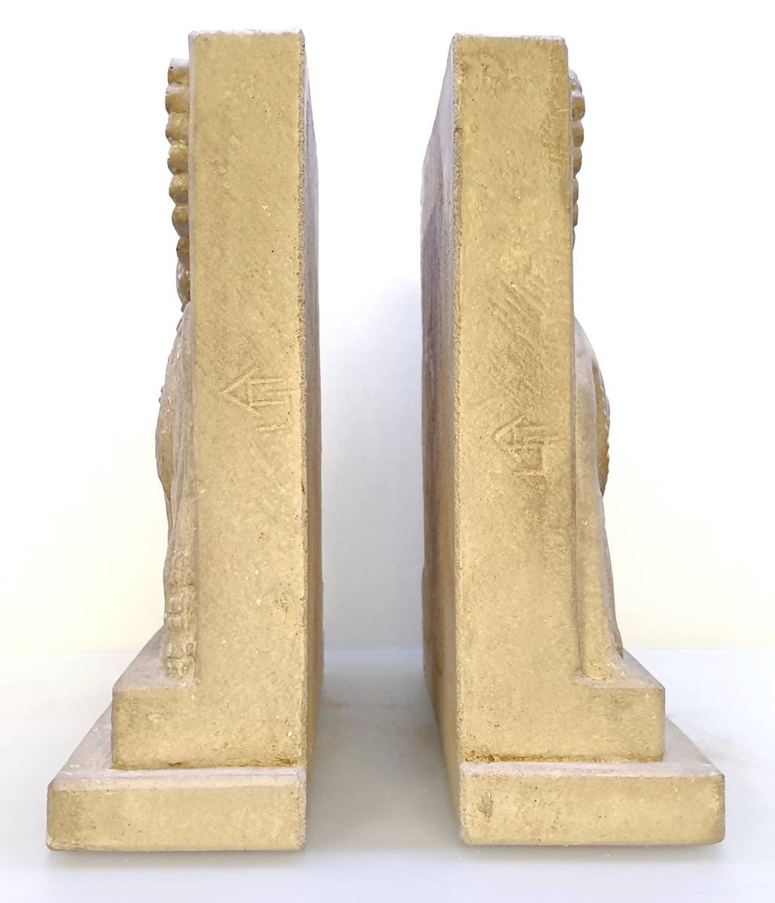 Assyrian Lamassu Bookends Carved Stone Guardians Museum - Etsy UK