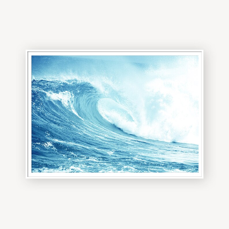 Ocean Waves Print Wave Art Ocean Print Ocean Wall Art | Etsy