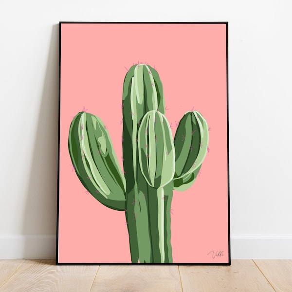 Cactus Poster - Etsy