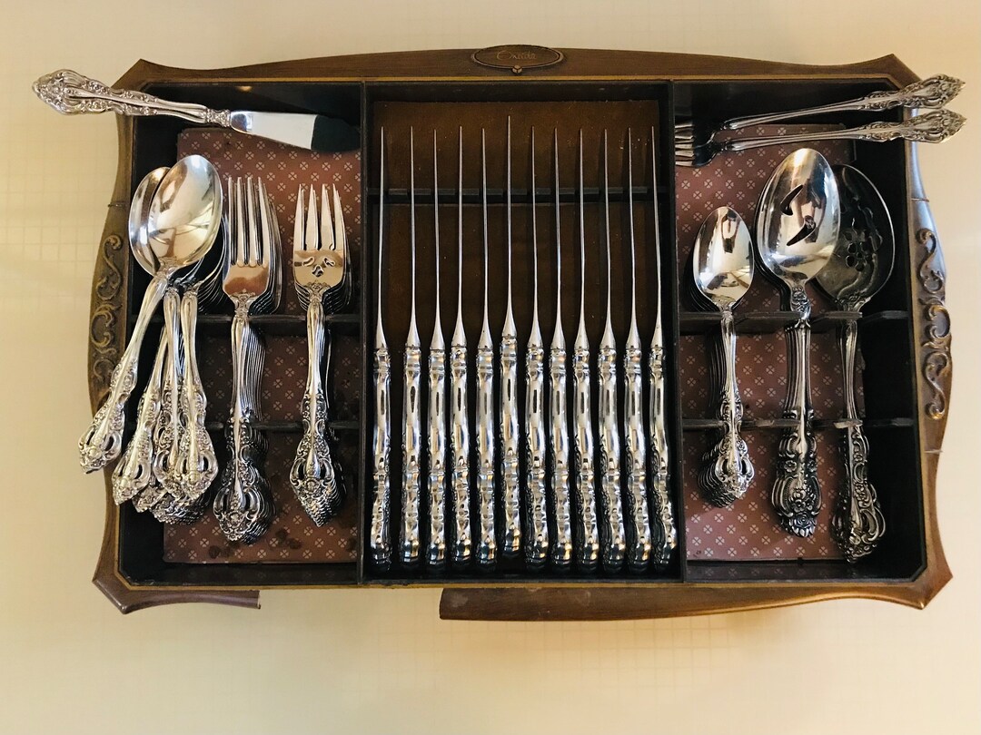 Oneida Cube Michelangelo Stainless Set Flatware Silverware Excellent ...
