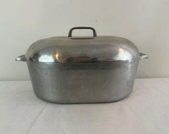 VTG Wagner Ware Sidney 4265 Magnalite Large Oval Roaster Pan Country ...