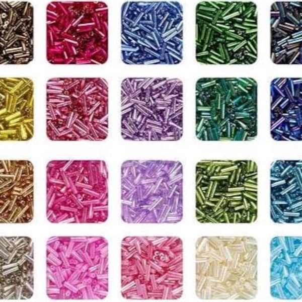 Bugle Long Tube Beads - Etsy