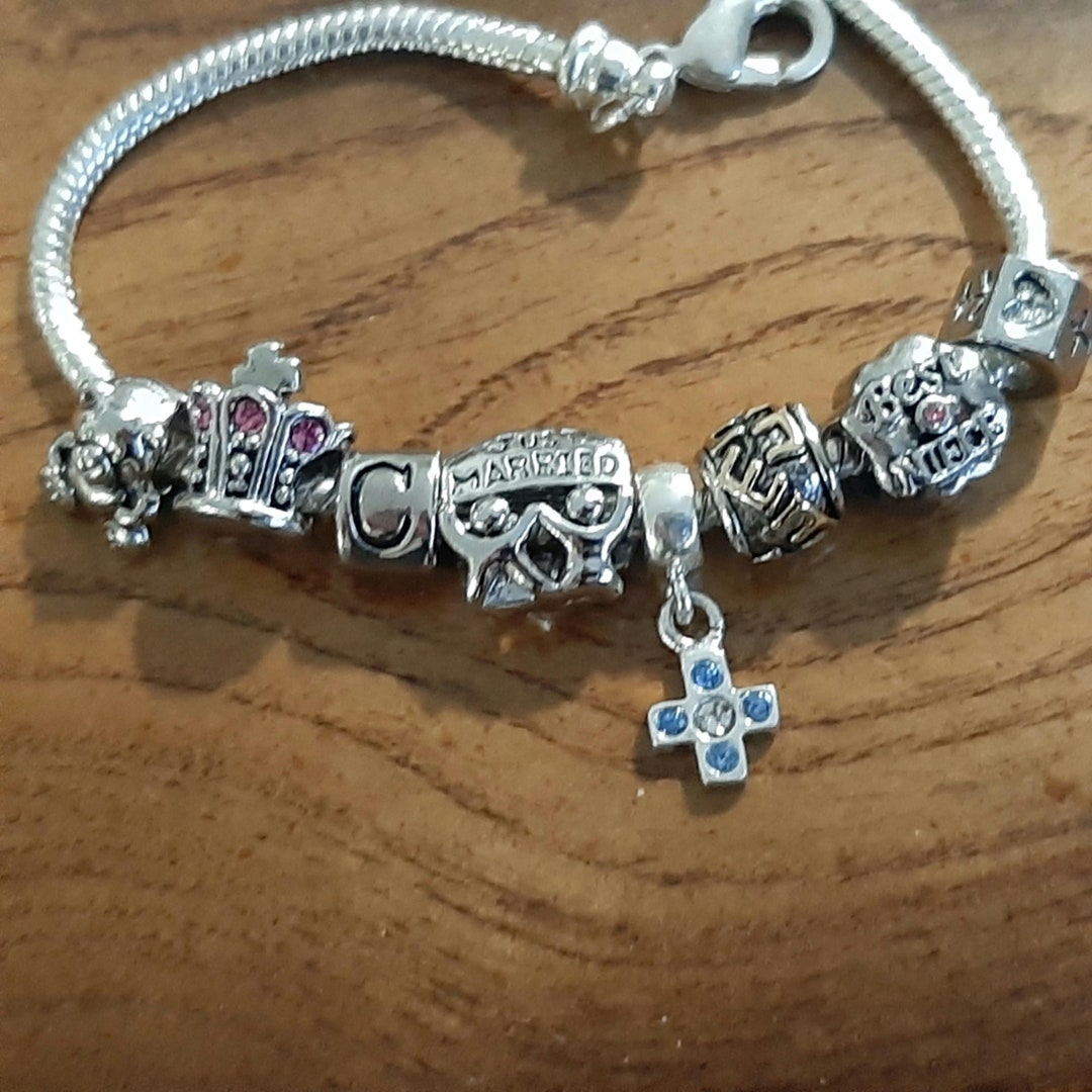 Sterling Silver European Charm, Pandora Compatible - Etsy