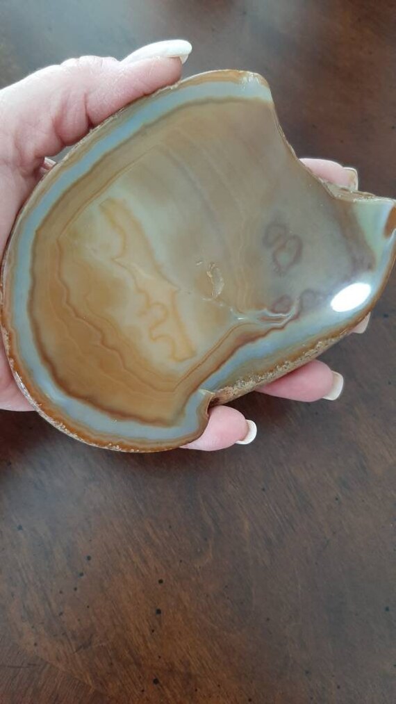 LARGE Geode Brazilian Agate Slab Gemstone/agate Slice | Etsy