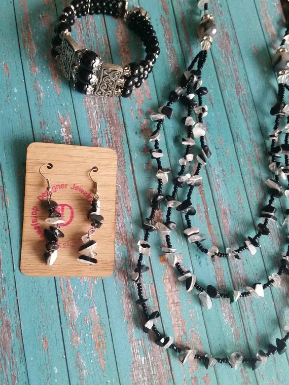 Jewelry Set matching bracelet and earrings Etsy